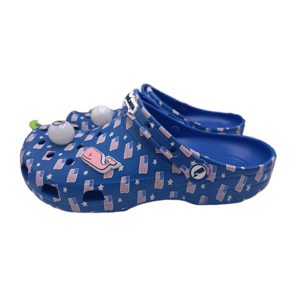 CROCS | Shoes | Crocs Vineyard Vines Classic Clog Usa 4th Of July ...